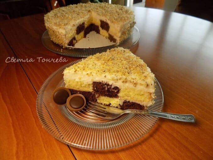 Домашна торта "Шахмат" - Рецепти