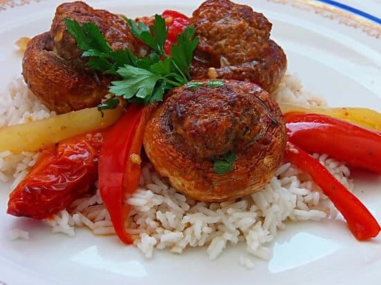 Кюфтета в гъби - Рецепти